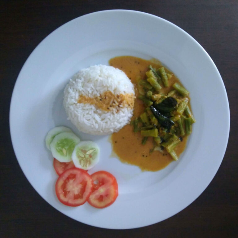 Alsande Randai – Yardlong beans curry – Kamath's Kitchen